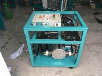 China R123 R245fa R1233zd Oil Free Compressor Refrigerant Charge Station For Hvac Refrigerant Charging Equipment for sale