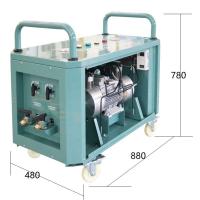 China AC Refrigerant Recovery Machines Air Conditioning Reclaim System Mobile Recycling Recharge Machine for sale