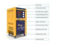 China Explosion Proof Refrigerant Vapor ISO Tank Recovery System Ac Gas Charging Machine R32 R290 ATEX Recovery Machine for sale