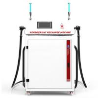 China R32 R600  Dual System Refrigerant Gas Charging Equipment Recovery Pump R290 Ac Refrigerant Recovery Charging Machine for sale