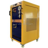 China R22 R410a refrigerant freon gas recovery unit 4hp oil less A/C recovery and recharge machine for sale