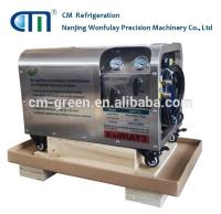 China Explosion-proof recovery gas r290 Refrigerant Recovery Pump AC Freon Recovery Unit 1HP recovery recharge machine for sale