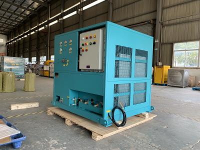 China 25HP R134a R410A R32 refrigerant tank gas recovery unit oil less ISO tank recovery charging machine for sale