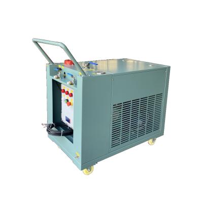 China ATEX explosion proof 3HP full oil less R32 R290 refrigerant recovery recharge machine for air conditioning for sale