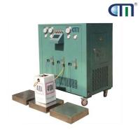 China Multiple Stations Oil Less Refrigerant Filling System A/C Charging Station R134a R404a MO99 Charging Machine for sale