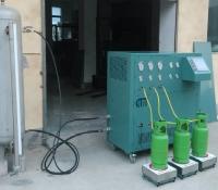 China Multiple Stations Oil Less Refrigerant Filling System A/C Charging Station R134a R404a MO99 Charging Machine for sale