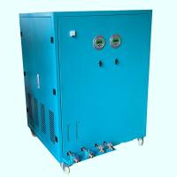 China Fast Speed 25HP Oil Less Waste Recycling Refrigerant Recovery Machine A/C Refrigerator Disassembly Line Recovery Unit for sale