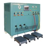 China three stages R404a refrigerant filling machine freon split charging station multiple stations recovery charging machine for sale