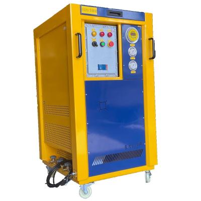 China a/c freon 4HP refrigerant recovery machine air conditioning R134a R410a gas recharge machine for sale