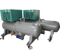 China 2HP oil less refrigerant storage tank recovery machine R134a recovery pump chiller ac recharge gas charging machine for sale
