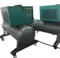 China 2HP oil less refrigerant storage tank recovery machine R134a recovery pump chiller ac recharge gas charging machine for sale