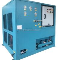 China 25HP refrigerant recovery recharge machine refrigerant recovery pump R134a R32 ISO tank recovery machine for sale