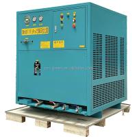 China Large Powerful 25HP Oil Less Refrigerant Recycling Machine Old Ac Disassembly Line Gas Recovery Machine for sale