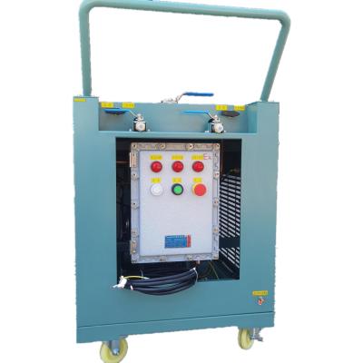 China R134a R32 refrigerant recovery machine explosion proof refrigerant recovery unit 3HP air conditioning recovery station for sale