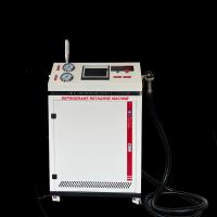 China PLC Fully Automatic R32 R290 Refrigerant Charging Machine Ac Gas Recovery Filling Recharge Machine for sale