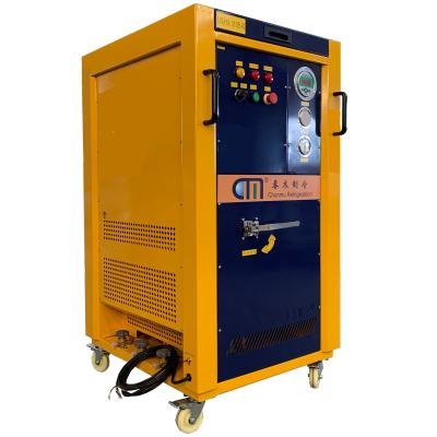 China Air Conditioning 4HP Freon Recovery Machine Explosion Proof R290 R600a Ac Refrigerant Charging Recharge Machine for sale