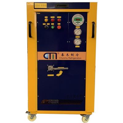 China CM-V400 Refrigerant Gas Recovery Ac Charging Machine 4HP Air Conditioner Charging Station Recovery Equipment for sale