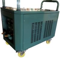 China R134a R410a chiller refrigerant vapor recovery charging machine 2HP recovery pump HVAC service recharge machine for sale