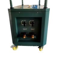 China R134a R410a chiller refrigerant vapor recovery charging machine 2HP recovery pump HVAC service recharge machine for sale