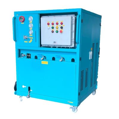 China air conditioner refrigerant recover pump ac gas recovery charging machine 10HP full oil less vapor recovery machine for sale