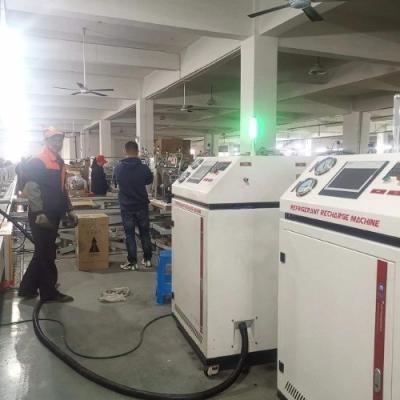 China Freon Filling Station Ac Refrigerant Charging Machine Refrigerant Filling Equipment for sale