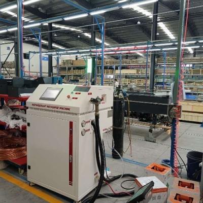 China AC Refrigerant Charging Machine R134a Refrigerant Filling Recovery Vacuum Equipment CM8600 for sale