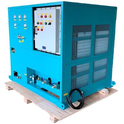 China Fast 25hp Recover Recycle Recharge Machine Air Conditioning Recovery Machine for sale