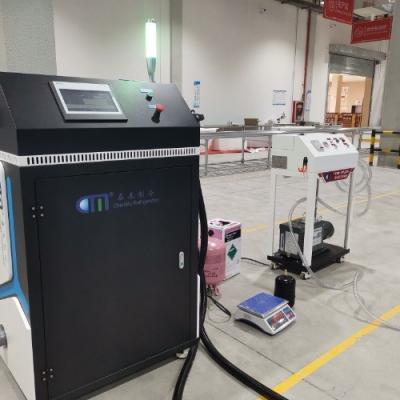 China High Accuracy Single Gun Large Dose Refueling Machine Refrigerant Filling Machine R134a Car Refrigerant Charging Station A/C Freon Charging Equipment for sale