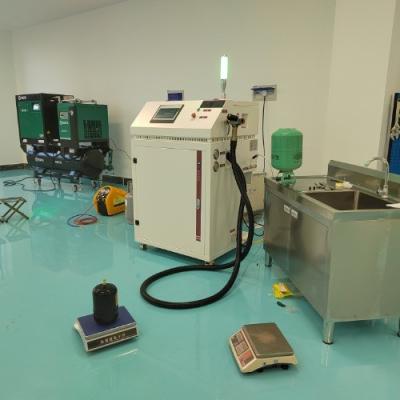China Flammable R32 R1234yf Auto Industry Refrigerant Charging Machine R134a Freon Charging Equipment Automatic Refrigerant Charging Station for sale