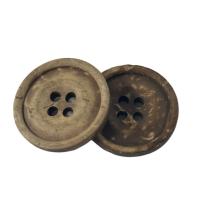 China Natural Coconut Buttons 4 Hole 18L for Knitting Sewing and Jewelry Crafts for sale