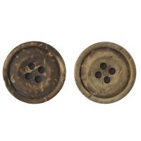 China Natural Coconut Buttons 4 Hole 18L for Knitting Sewing and Jewelry Crafts for sale
