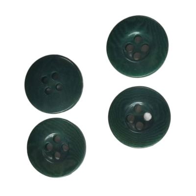China Natural Corozo Buttons 24L Eco-Friendly Sustainable Green Color for Shirts Customizable for sale