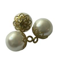 China ISO9001 Pearl Shirt Buttons 11mm-56mm with Metal Shank for Garment DIY for sale