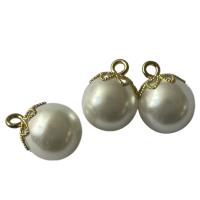 China ISO9001 Pearl Shirt Buttons 11mm-56mm with Metal Shank for Garment DIY for sale