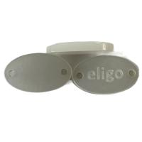 China Custom Logo Off White Ellipse Fancy Plastic Buttons 18L to 80L Sew On for Garment DIY for sale