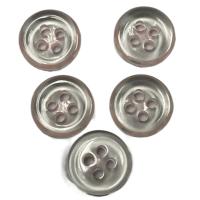 China Eco-Friendly Resin Plastic Shirt Buttons 18L 11mm Transparent Baby Pink 4 Hole for sale