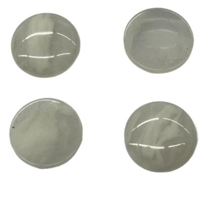 China Faux Horn Effect Plastic Loop Buttons 16L Eco-Friendly No Hole for Shirts Garment Accessories for sale