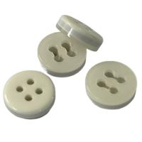 China Four Layers 20L Plastic Resin Buttons with Two Slot Face and 4 Hole Back for Sewing for sale