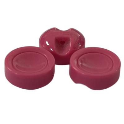 China Plastic Resin Red Shank Buttons With Concave Front Side One Hole On The Back for sale