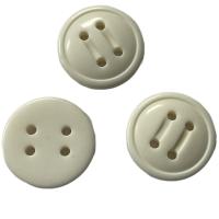 China Four Hole Plastic Resin Buttons 38L Two Slot Design Durable Garment Sewing Buttons for sale