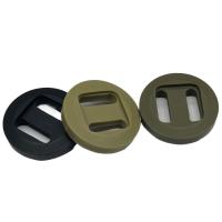China Resin Slot Buttons 34L 2 Hole Three Color for Military Coat Jacket Uniform Sewing for sale