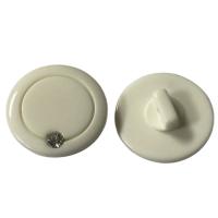 China Plastic Resin Shank Buttons 30L Ring Design with Fake Diamond for Coat Sewing for sale