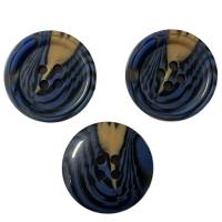 China Eco-Friendly Resin Faux Horn Coat Buttons 34L 4 Hole with Slot on Rim for sale