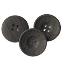 China Imitation Wooden Polyester Buttons 32L 4 Holes with Little Rim for Sewing Garment Accessories for sale