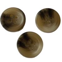 China 11/16 Inch 4 Hole Plastic Faux Horn Buttons ODM Color for Women Coat 18mm for sale