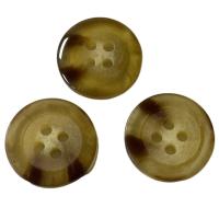 China 3/4 Inch Four Hole Plastic Fake Horn Coat Buttons ODM Color 19mm for Sweater for sale