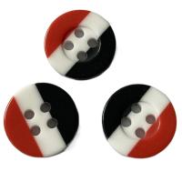 China Plastic Three Combo Buttons 11/16