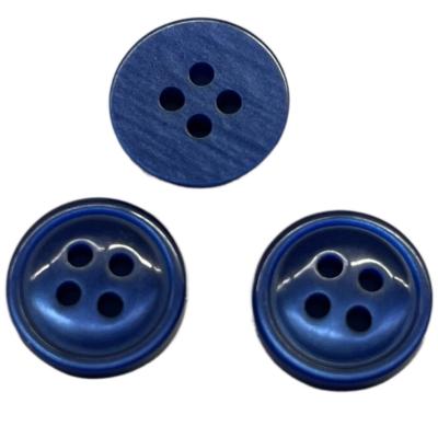 China Fancy Imitation Pearl Buttons 12mm 4 Holes for Men's Shirts Eco-Friendly Polyester for sale