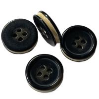 China Eco-Friendly Resin Coat Buttons 28L with Special Edge for Sweater and Overcoat for sale