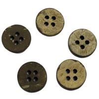 China Natural Coconut Button 4 Hole 11mm 18L for Sewing Knitting Garment Eco-Friendly for sale